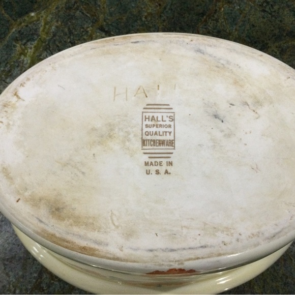 Hall | Kitchen | Vintage Hall Covered Casserole Dish Poppy Pattern ...